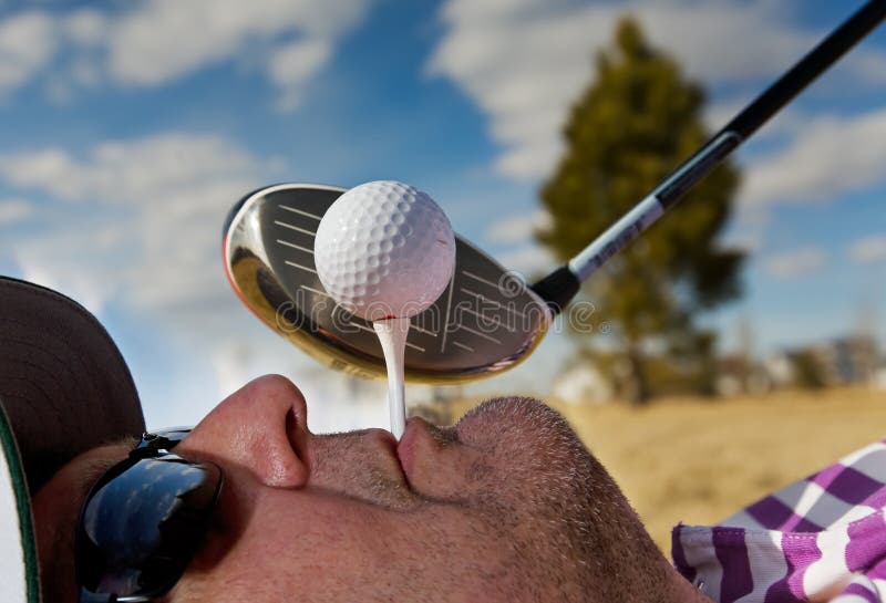 Human Golf Tee stock image. Image of outdoor, club, precarious - 4786659
