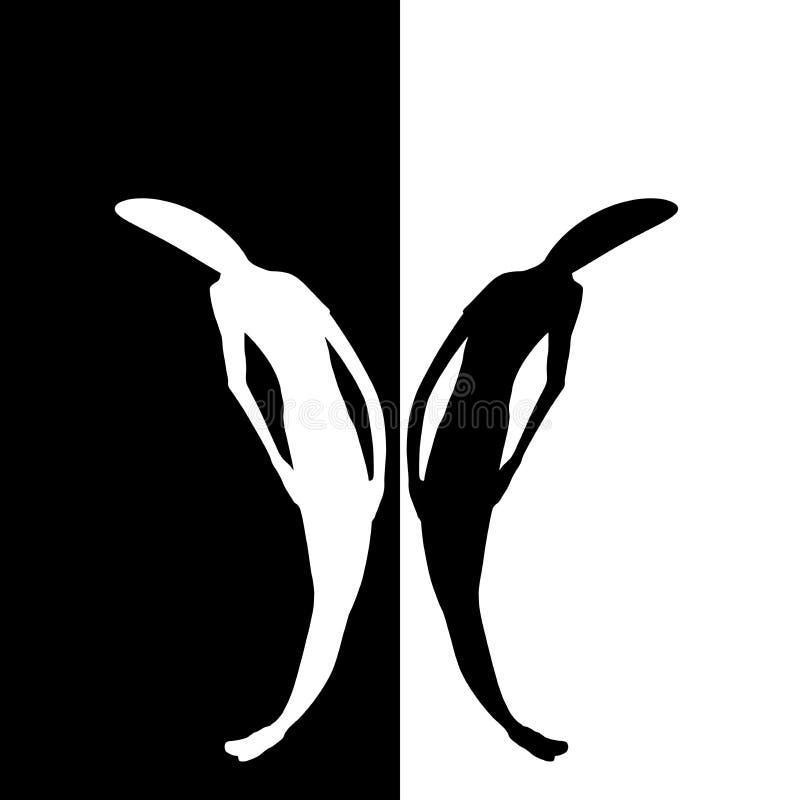 Human good and evil stock vector. Illustration of element - 91830321