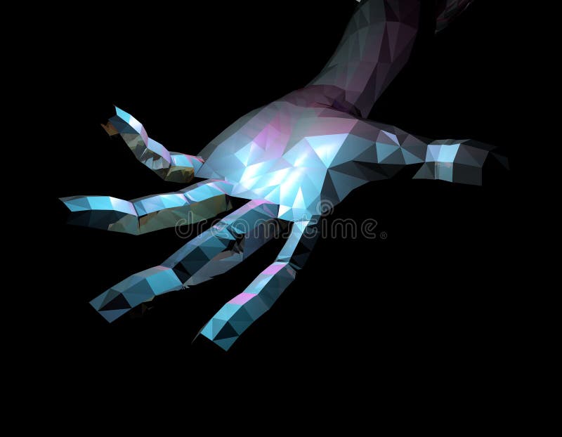 Human Hand and World Map To Control Future Technology and Big Data ...