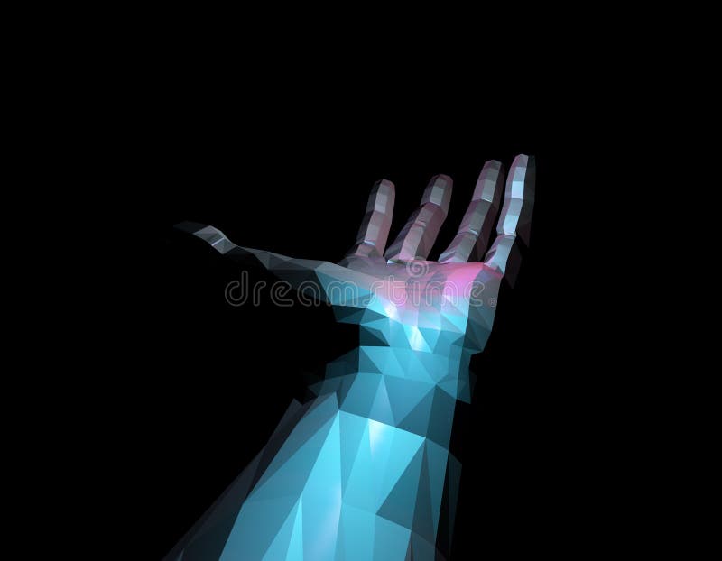 Human Hand and World Map To Control Future Technology and Big Data ...