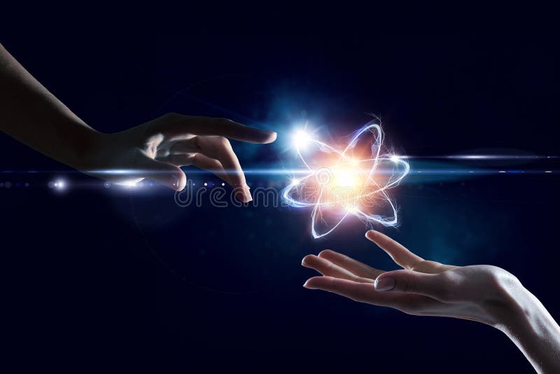 Humankind and science stock image. Image of united, finger - 112791155