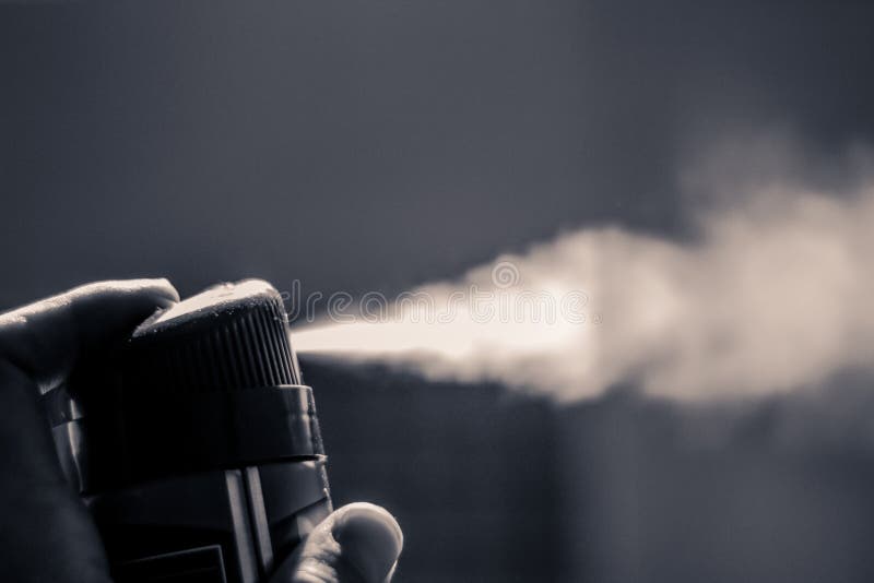 Hand with an atomizer stock photo. Image of prevention - 9092662