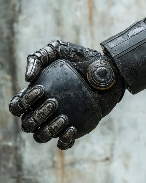 The Human Hand and the Bionic Prosthesis Hand Shake To Greet Each Other ...