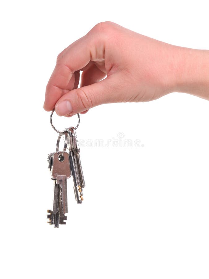 Computer Screen and Hand with Key Stock Photo - Image of computer ...