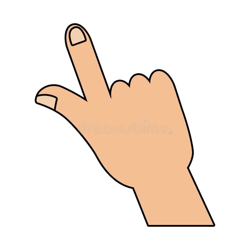 Human hand cartoon stock vector. Illustration of human - 144933984