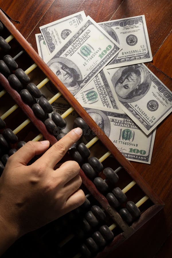 Human Hand Counting with Abacus. Stock Image - Image of finance ...