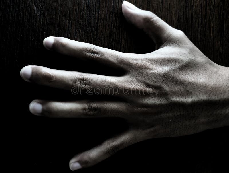 Human Hand with Dark and Horror Theme Stock Photo - Image of fear ...