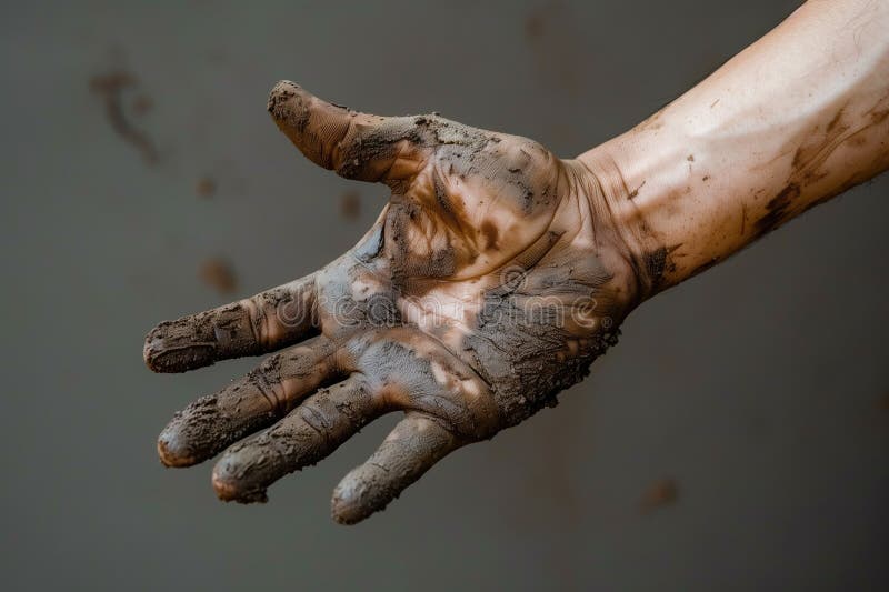 Human Hand with Dirty Skin, Dirty Hands, Dirty Hands, Dirty Hands Stock ...