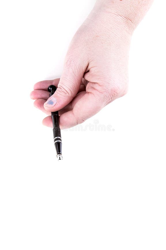 Human Hand Grasping a Bead with a Wire Grabber Tool Stock Photo - Image ...