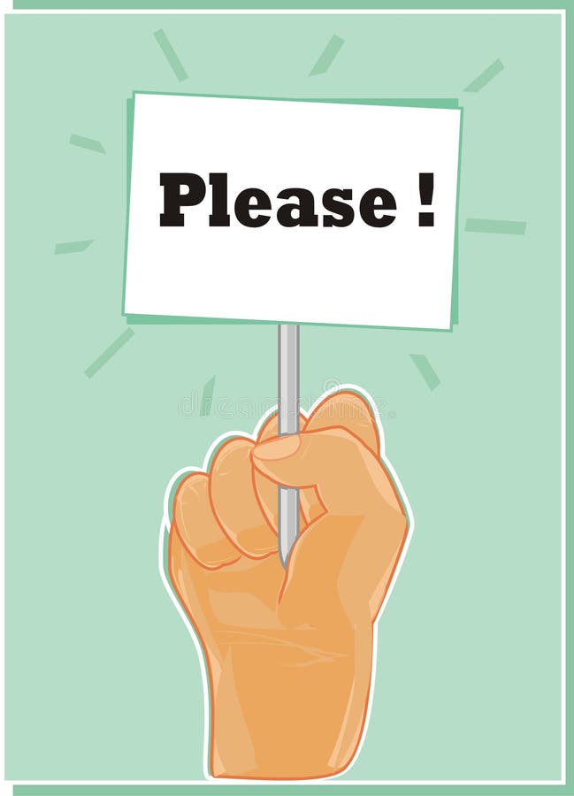 Say Please Clipart