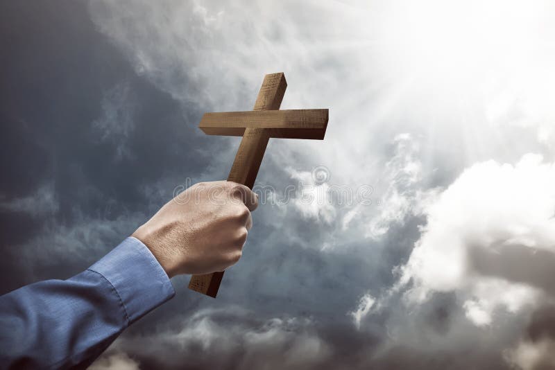 Human Hand Holding Christian Cross Stock Image - Image of pray, trust ... Human Hand Holding Christian Cross Stock Image - Image of pray, trust ...