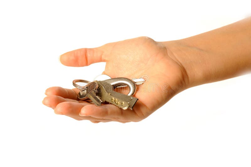 Human Hand Holding Keys Picture. Image: 16823673