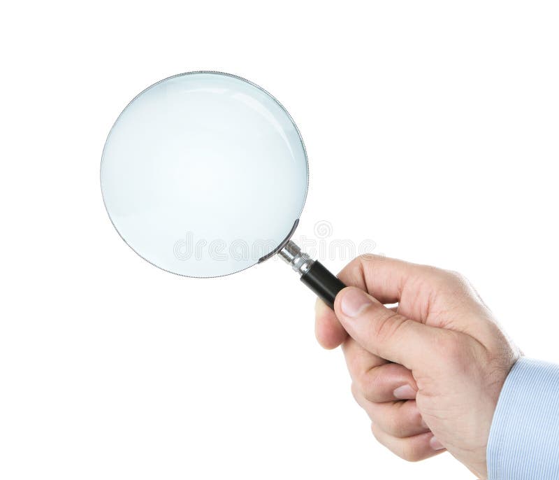 Magnifying Glass and Medication Stock Photo - Image of medicinal, pill ...