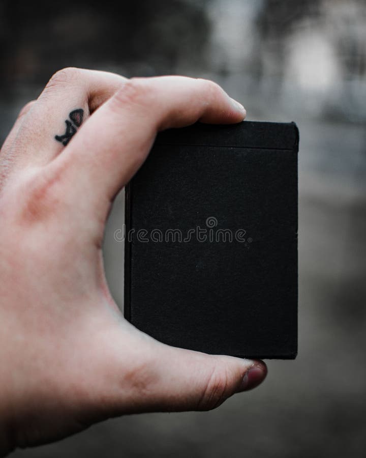 Human Hand Holding Playing Deck of Cards Stock Image - Image of card ...