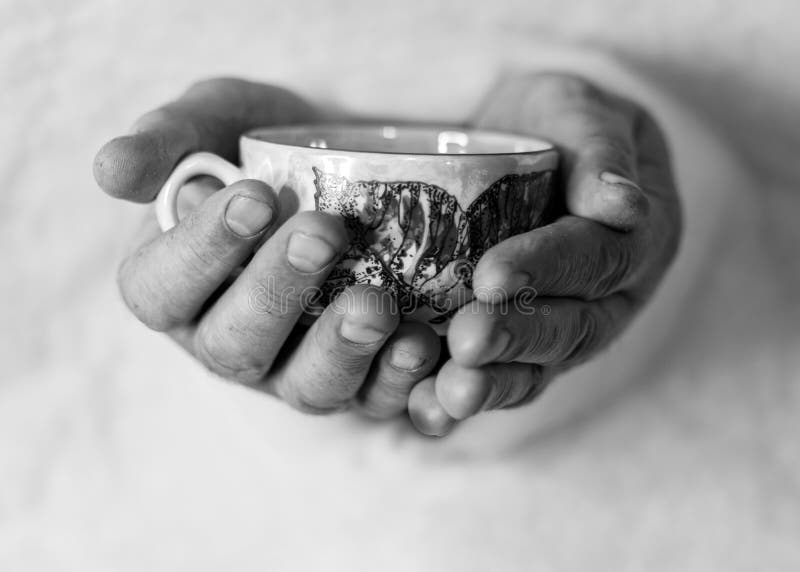 A Human Hand Holding a Tea Cup Stock Image - Image of traditional, hand ...