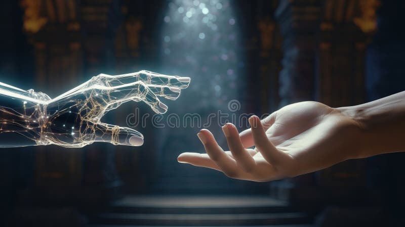 Human Hand and a Holographic Hand Touch Each Other, Coexistence of ...
