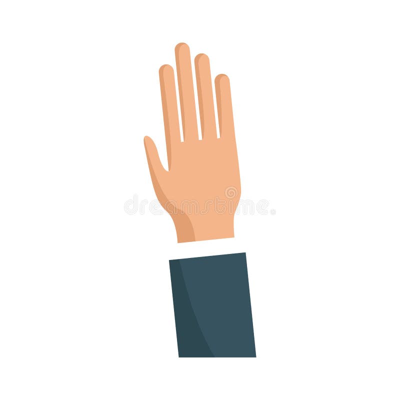 Human hand icon stock illustration. Illustration of human - 88660886