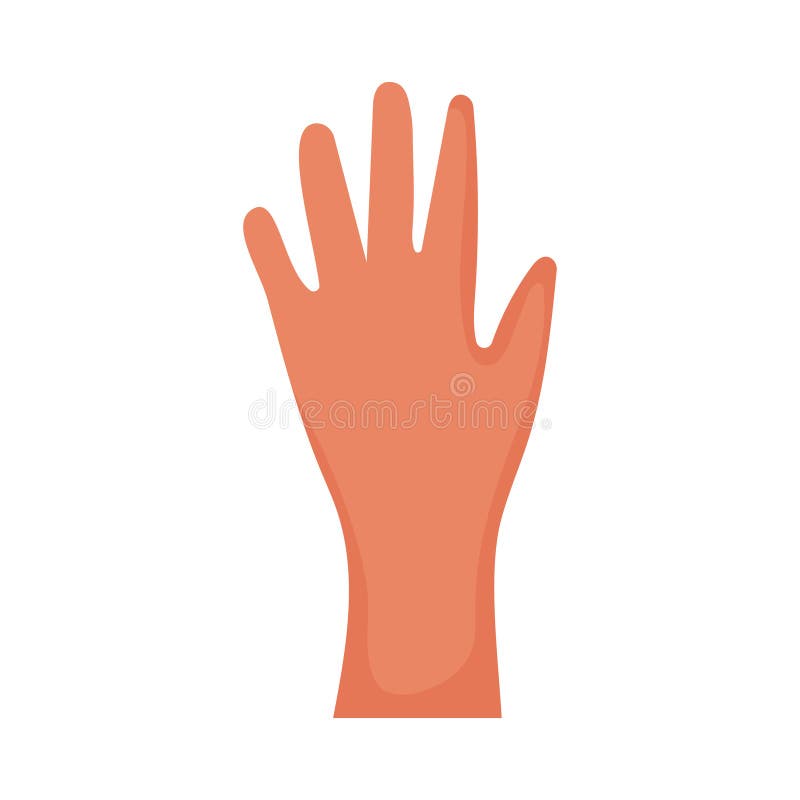 Human hand icon stock vector. Illustration of thumb - 273194845
