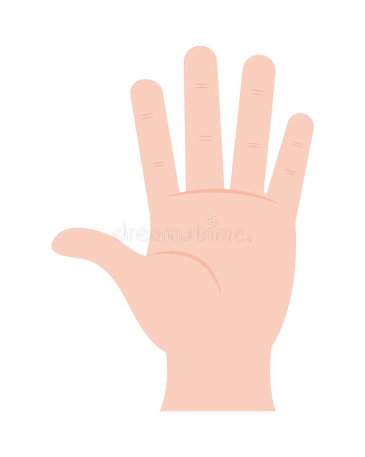 Human hand icon stock vector. Illustration of gesture - 273232435