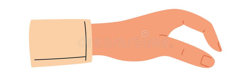 Human Hand Illustration stock vector. Illustration of thumb - 277010015