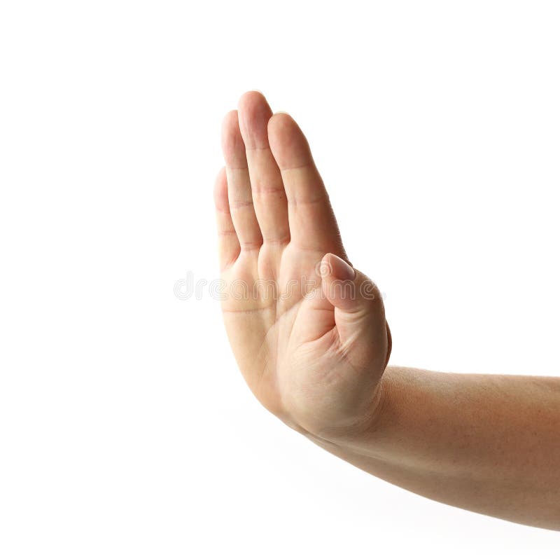 Human Hand on White Background Stock Photo - Image of covid19 ...