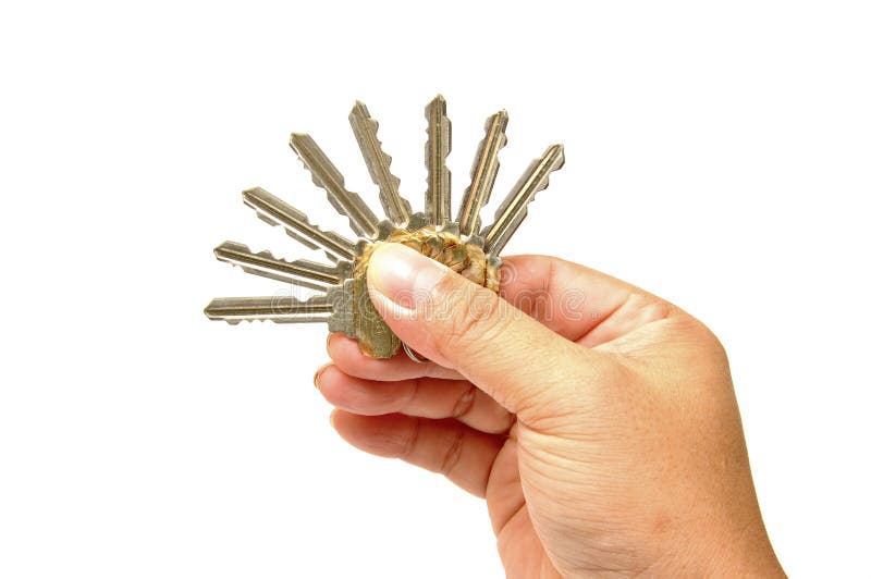 Human hand with keys stock photo. Image of hand, symbol - 23258326