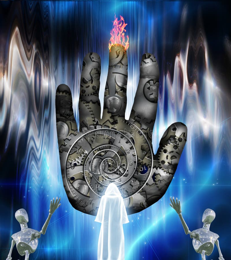 Futuristic Time Robots Stock Illustrations – 97 Futuristic Time Robots ...