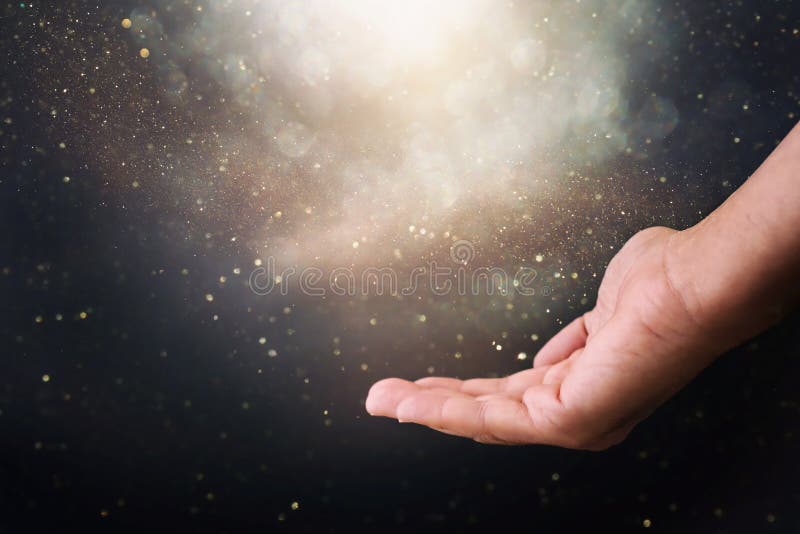 365 Open Palm Glowing Light Stock Photos - Free & Royalty-Free Stock ...