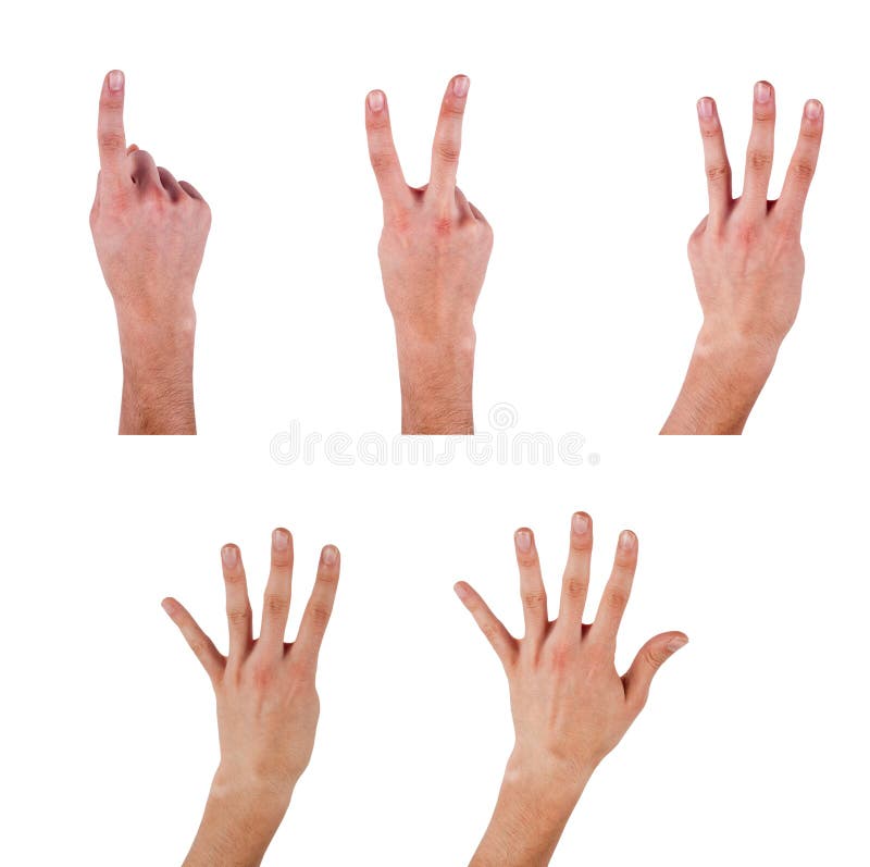 Human Hands Make Numbers Stock Photos - Free & Royalty-Free Stock ...