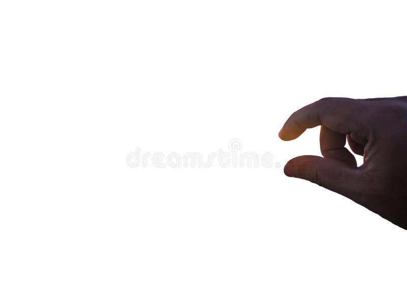 Human Hand Pick Up Pose on Isolated Stock Photo - Image of abstract ...