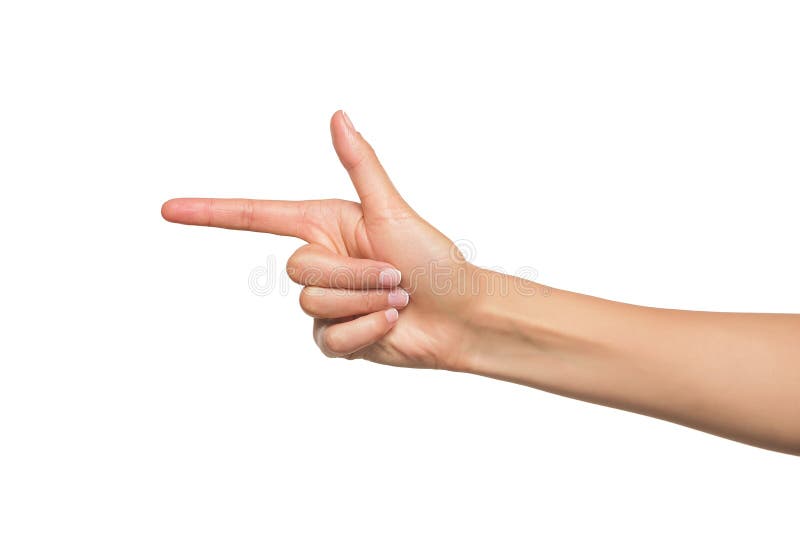 Human Hand Point with Finger Stock Image - Image of nail, health: 58950737