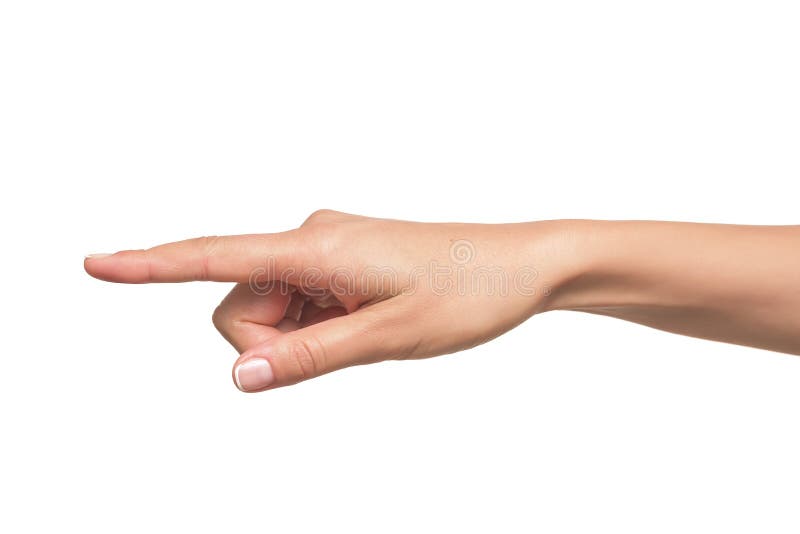 Human Hand Point with Finger Stock Image - Image of health, gesture ...
