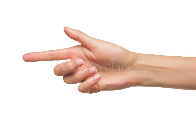 Human Hand Point with Finger Stock Image - Image of press, human: 59255359
