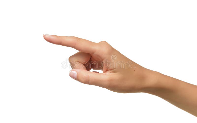 Human Hand Point with Finger Stock Image - Image of index, cutout: 82790195
