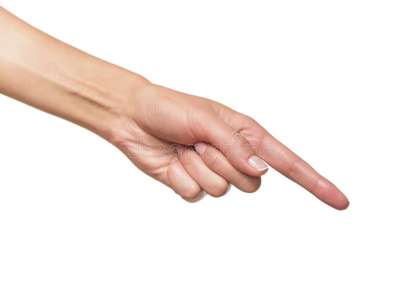 Human Hand Point with Finger Stock Image - Image of showing, healthy ...