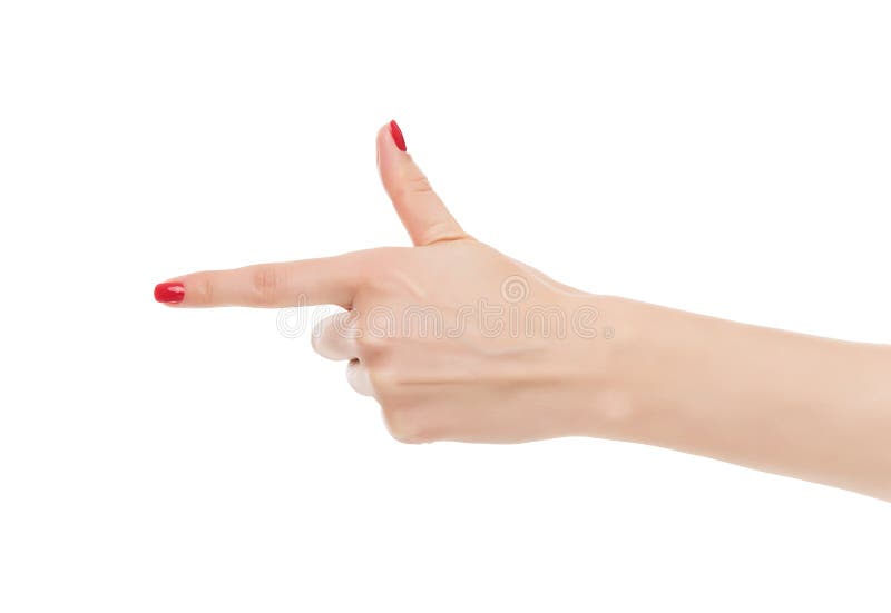 Human Hand Point with Finger Stock Image - Image of index, nail: 83855723