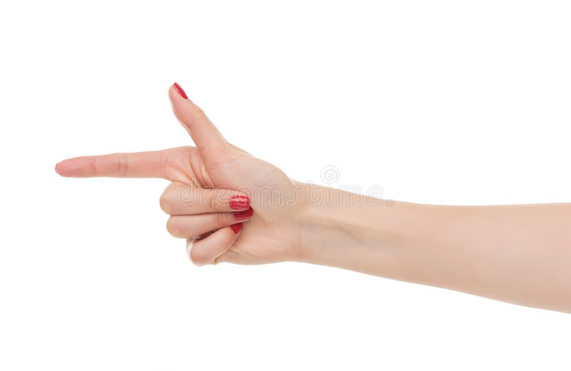 Human Hand Point with Finger Stock Photo - Image of finger, authority ...