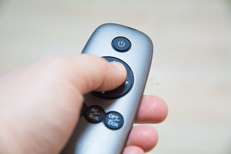 Horizontal Press Button of Remote Control Stock Photo - Image of button ...