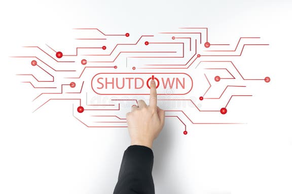 Shutdown Screen Computer Stock Illustrations – 169 Shutdown Screen ...