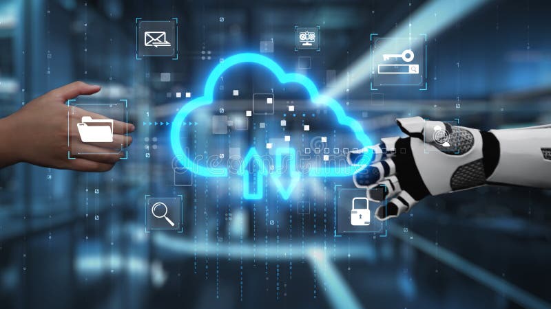 Human Hand Reaching Towards Robotic Hand in Digital Cloud Environment ...