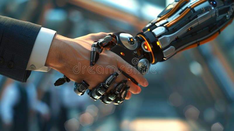 Future Technology, Robotic Arm, Robotic Arm Holding a Green Earth ...