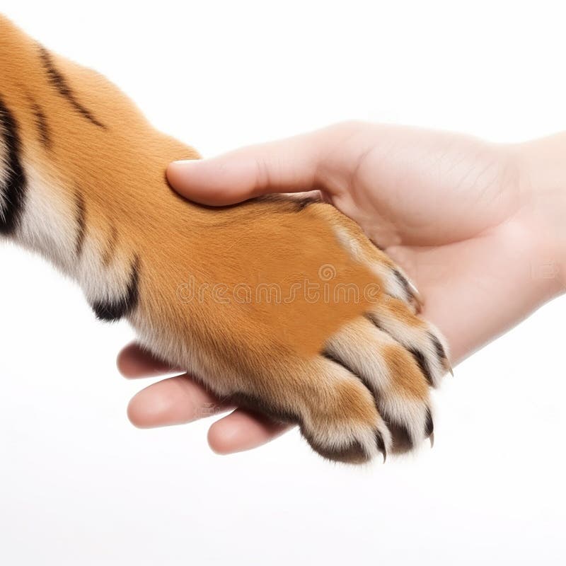 Dog Paw Hand Shaking Stock Illustrations – 68 Dog Paw Hand Shaking ...