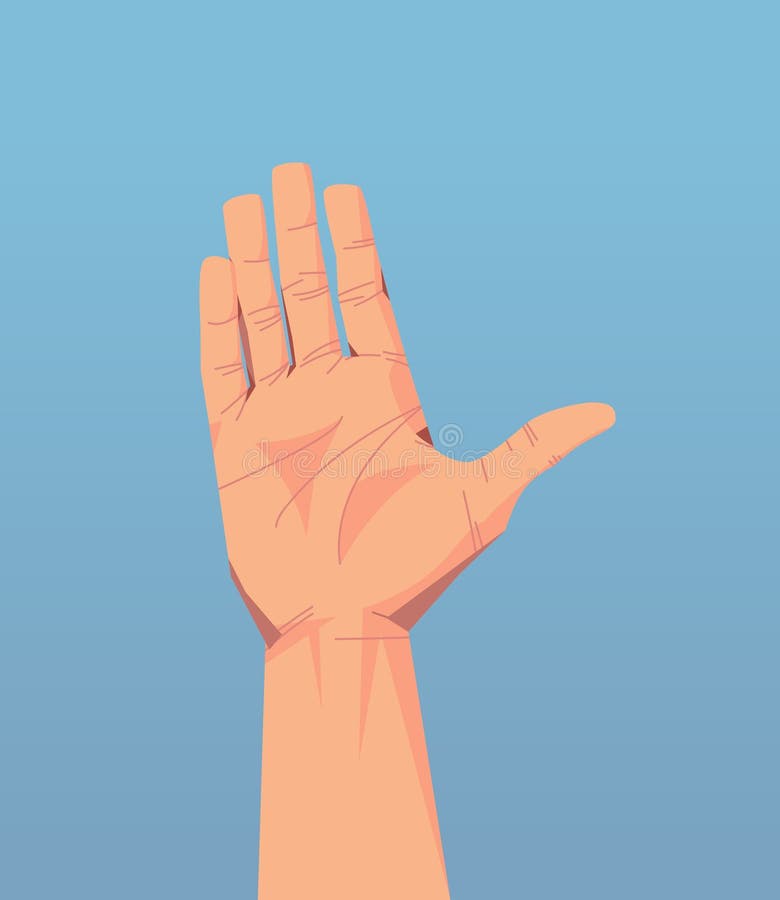 Human Hand Showing Gesture Communication Language Gesturing Concept ...