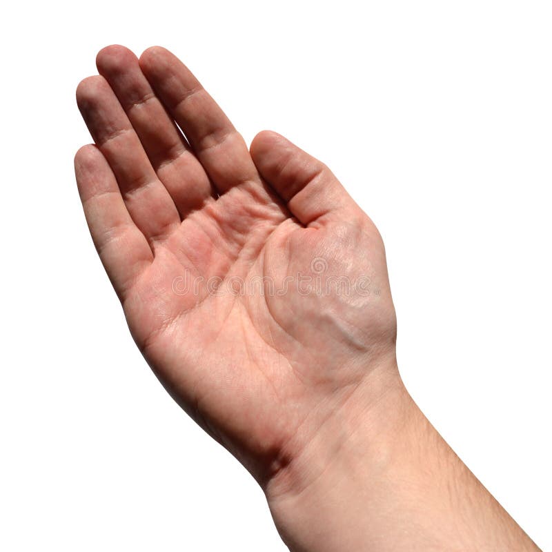 Hand Gesture, White Background Stock Image - Image of white, finger ...