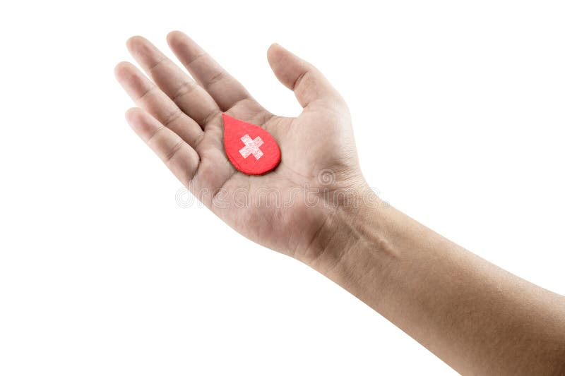 Human Hand Showing Red Blood Drop Stock Photos - Free & Royalty-Free ...