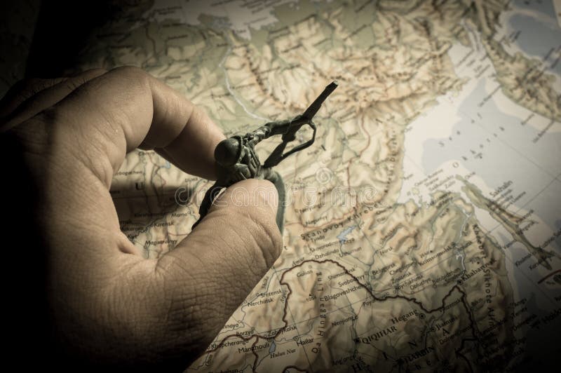 Human Hand Soldier Toys Map Stock Photos - Free & Royalty-Free Stock ...