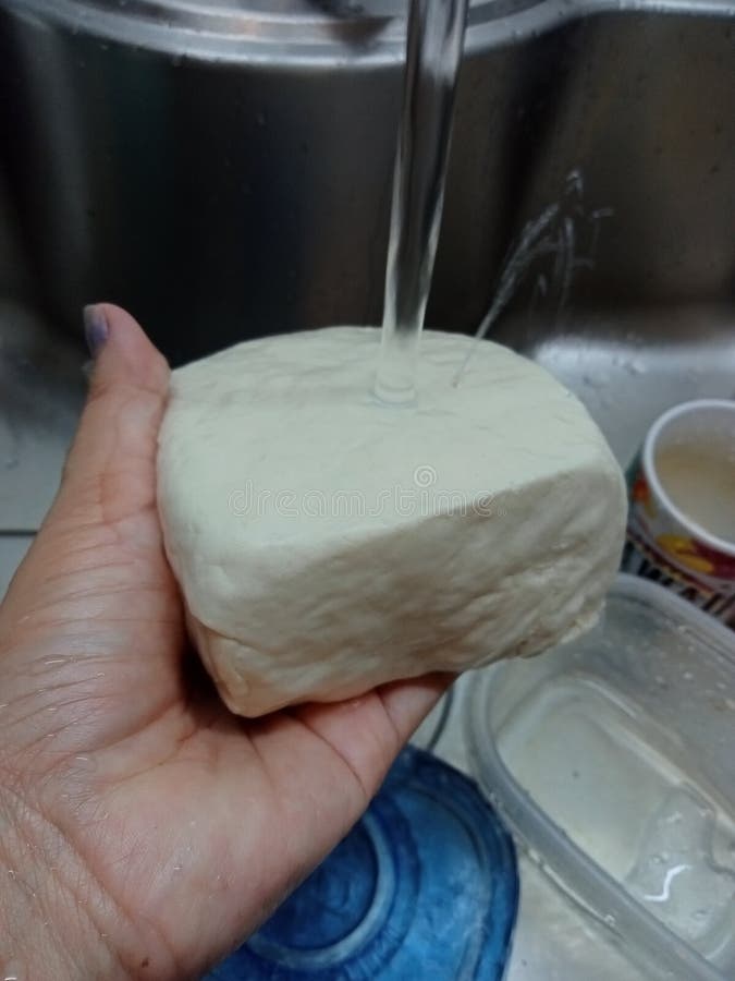 Human Hand Splash Water on White Tahu Stock Photo - Image of water ...
