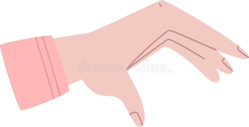 Human Hand Taking Something Stock Vector - Illustration of white, hold ...