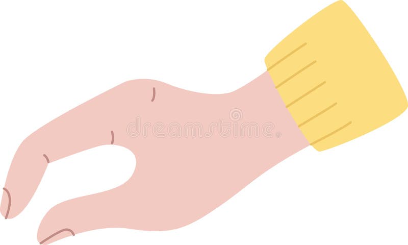 Human Hand Taking Something Stock Vector - Illustration of hand, adult ...