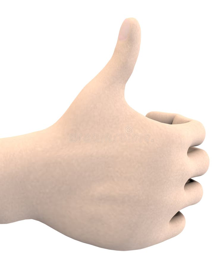 Human hand - thumb up stock illustration. Illustration of peace - 29623627